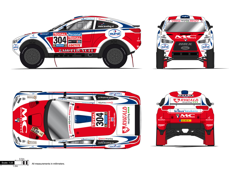 Henry Racing HRX-Ford cross-country rallycar, Rent it for your ...